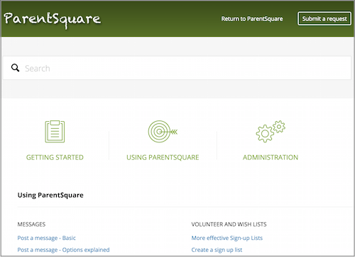Introducing new and improved ParentSquare Help Center - ParentSquare