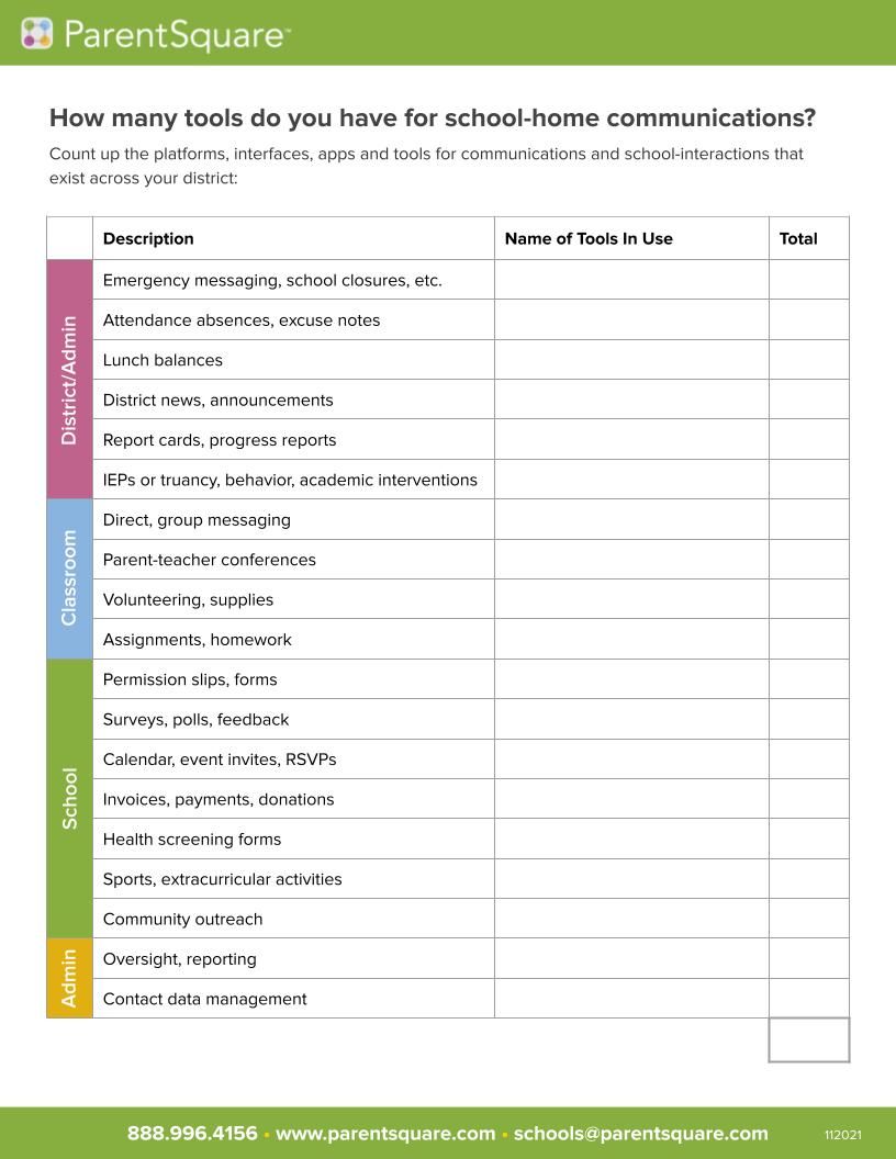 Unify All Communication Tools - ParentSquare