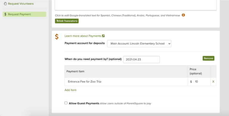 School Payment Solutions - ParentSquare - ParentSquare