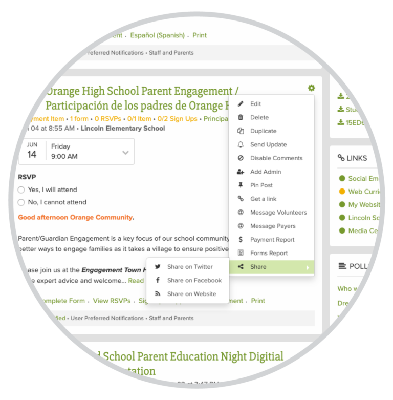 Social media integration for schools - ParentSquare - ParentSquare