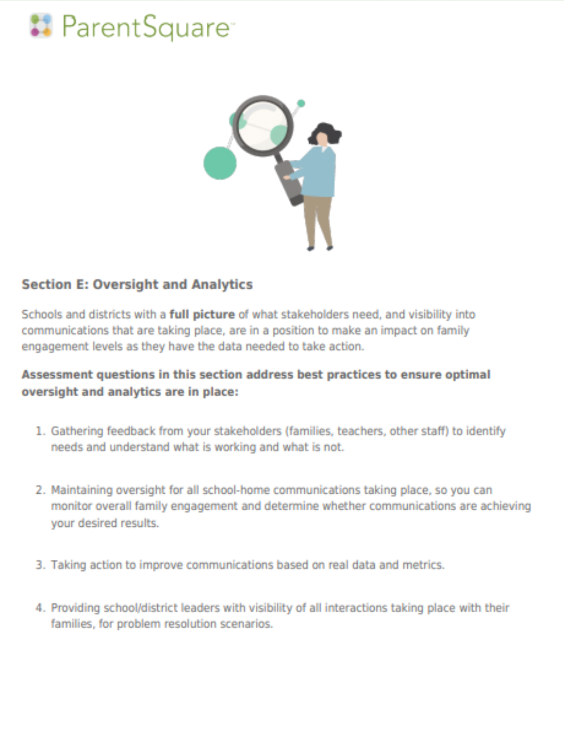School Communications Self-Assessment - ParentSquare